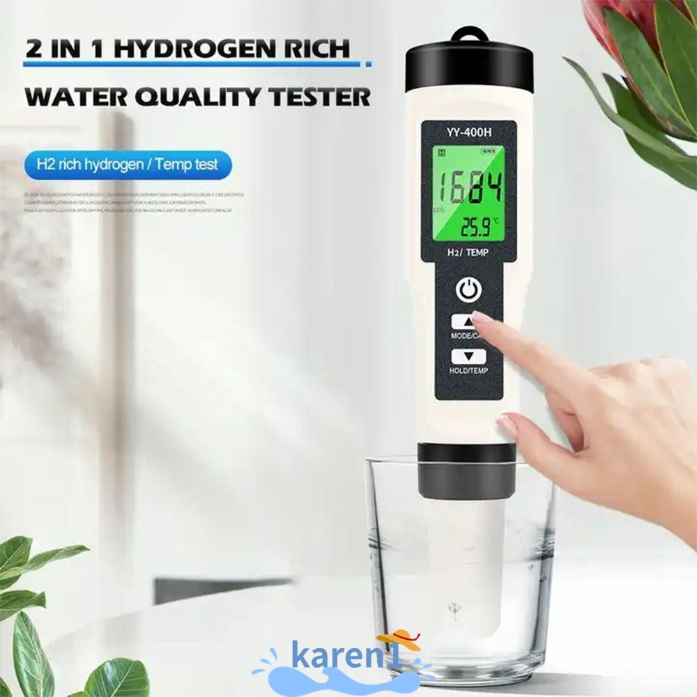 KA Hydrogen Tester, with Backlit H2 Water Hydrogen Analyzer, High ...