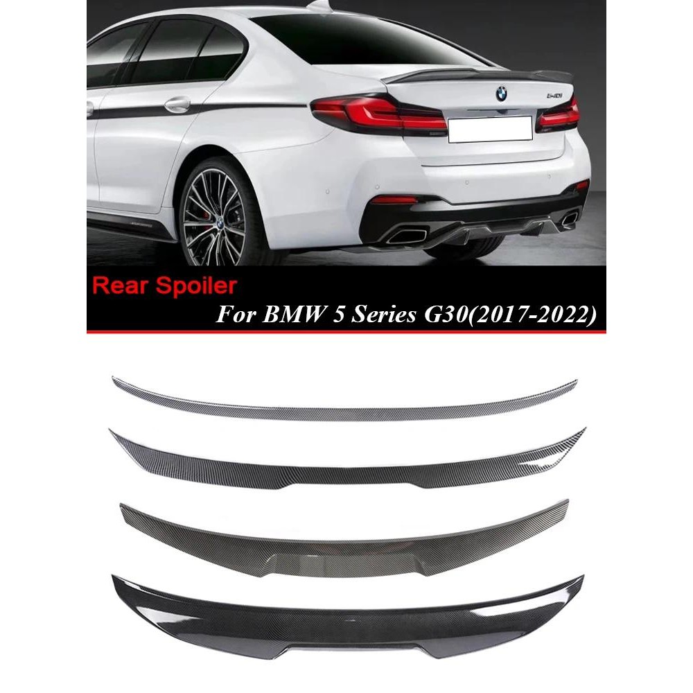 Rear Bumper Trunk Tail Lip M5 Roof Wing For BMW 5 Series G30 2017-2022 ...