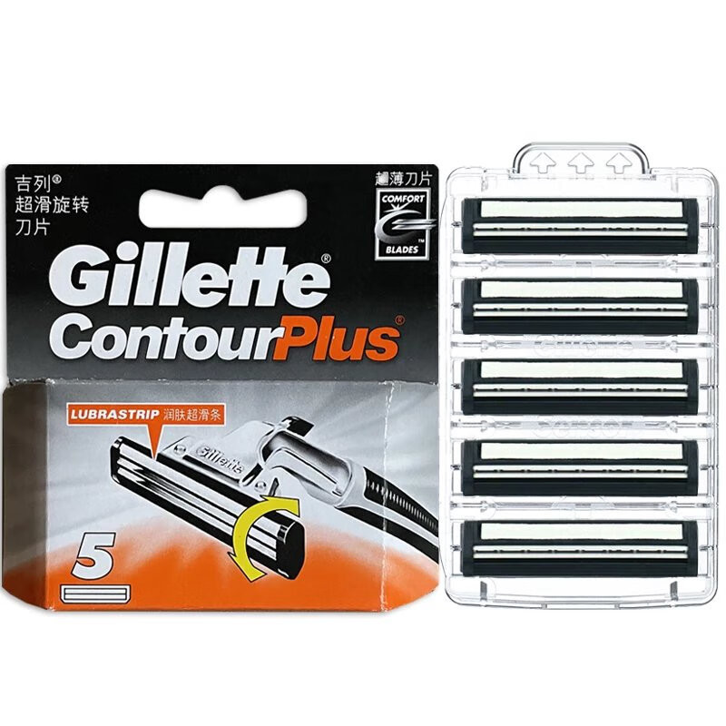Gillette Contour Plus Razor Head 5 Pcs/Pack | Shopee Singapore