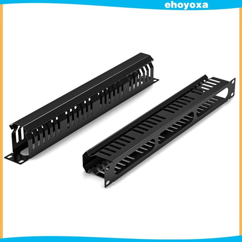 [Ehoyoxa] Cable Server Rack under Desk Tray Support Cord Manager Panel ...
