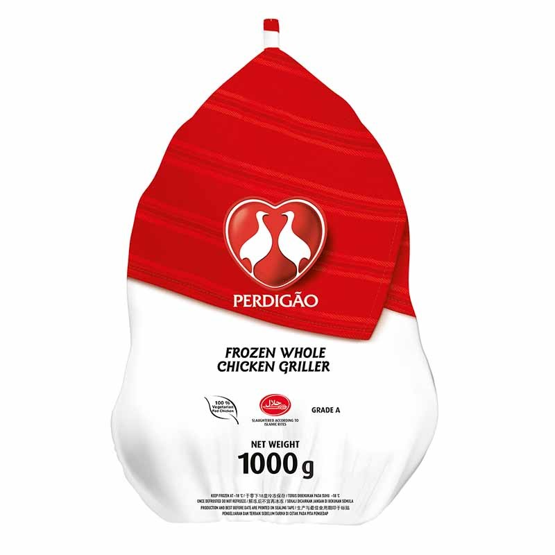 Perdigao Frozen Whole Chicken Brazil Pack 1kg | Shopee Singapore