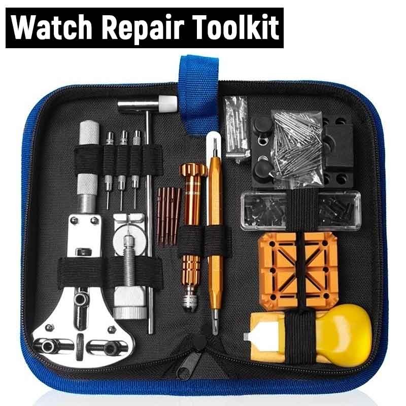 Watch Repair Tool Kit Watch Link Pin Remover Case Opener Spring Bar ...