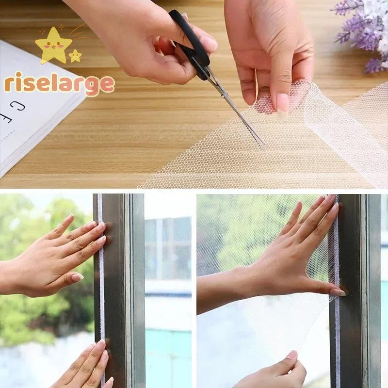 [RiseLargeS] Anti Fly Mosquito Net Window Screen Mesh Adhesive Mosquito ...