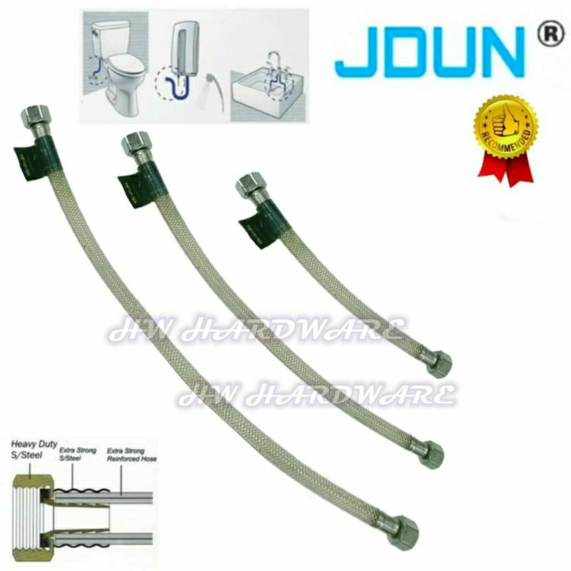 JDUN Stainless Steel Nut PVC High Pressure Flexible Braided Hose. SS ... JDUN Stainless Steel Nut PVC High Pressure Flexible Braided Hose. SS ...