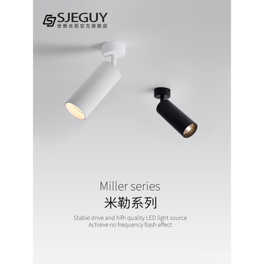 led Surface Mounted Spotlight Adjustable Angle Single Creative Home ...