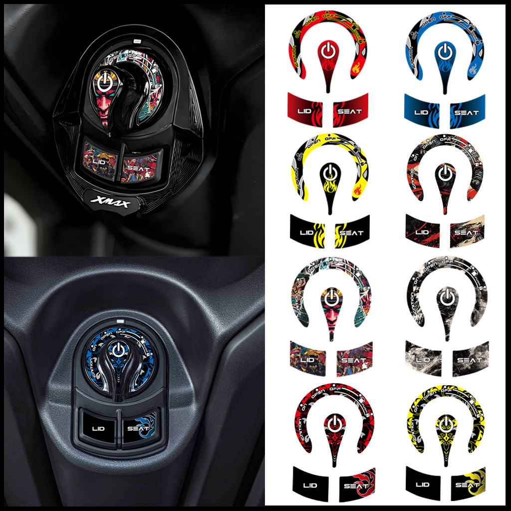 Ignition Switch Sticker for YAMHA NMAX XMAX 300 Motorcycle Accessories ...