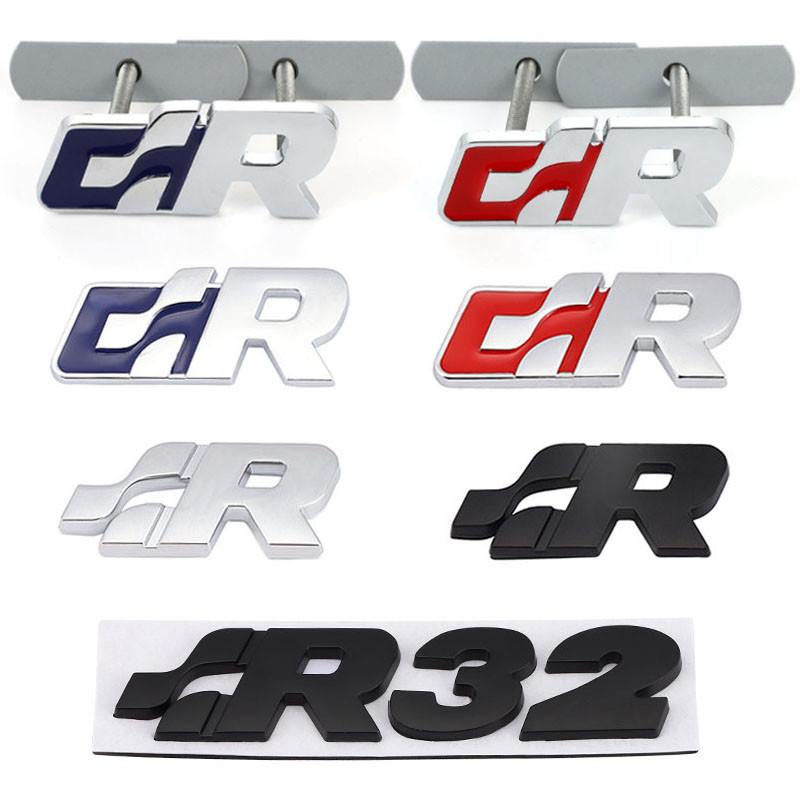 Car sticker Front Hood Grill SR 32 Emblem Auto Grille Badge for ...