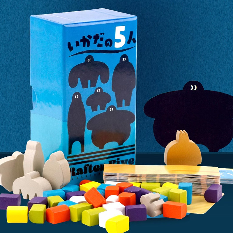 Oink Games Rafter Five - Dexterity Party Game Fast-Paced Fun Board Game ...