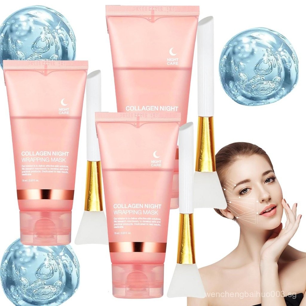 Quia Korean Face Mask Collagen Overnight Wrapping Mask Peel Off ...