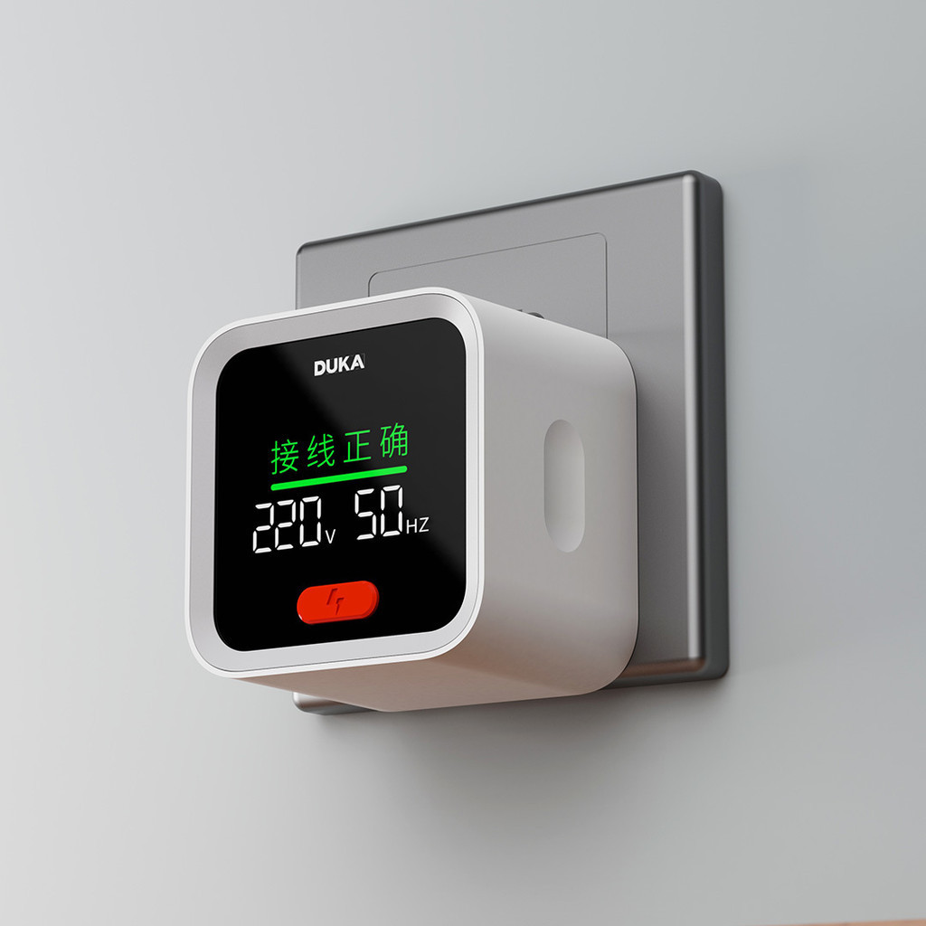 Duke ST2 Smart Power Socket Detector Socket Test Phase Detector Leakage ...