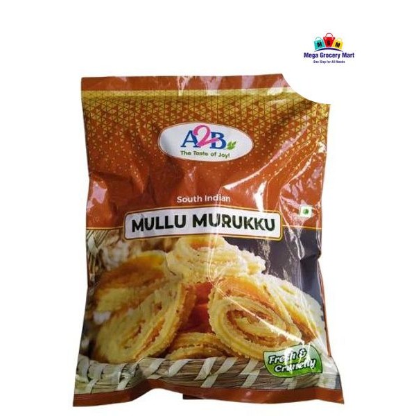 A2B Fried Cereal Snack Mullu Murukku 200g | Shopee Singapore
