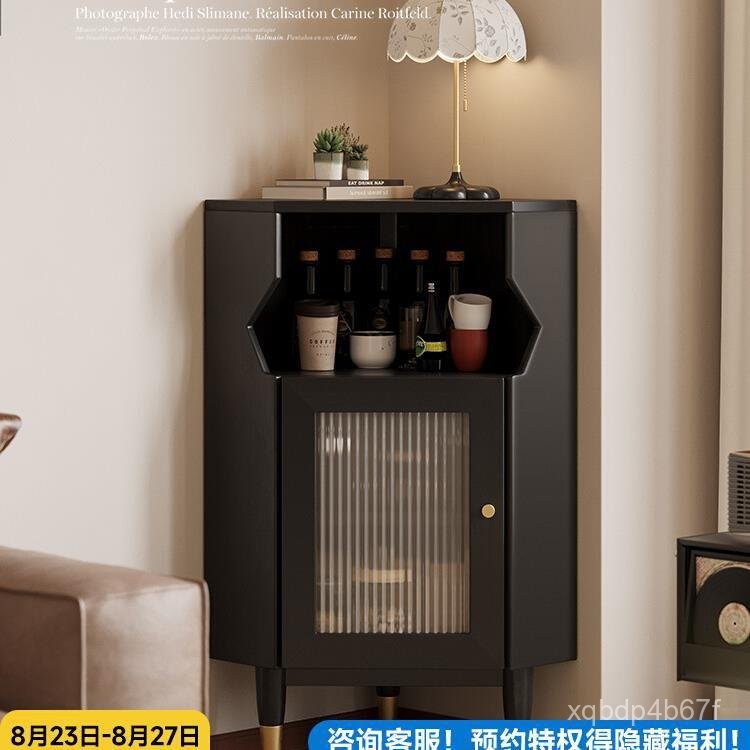 Contact seller]Solid Wood Corner Cabinet Corner Cabinet Wall Side Triangle Cabinet Corner ...