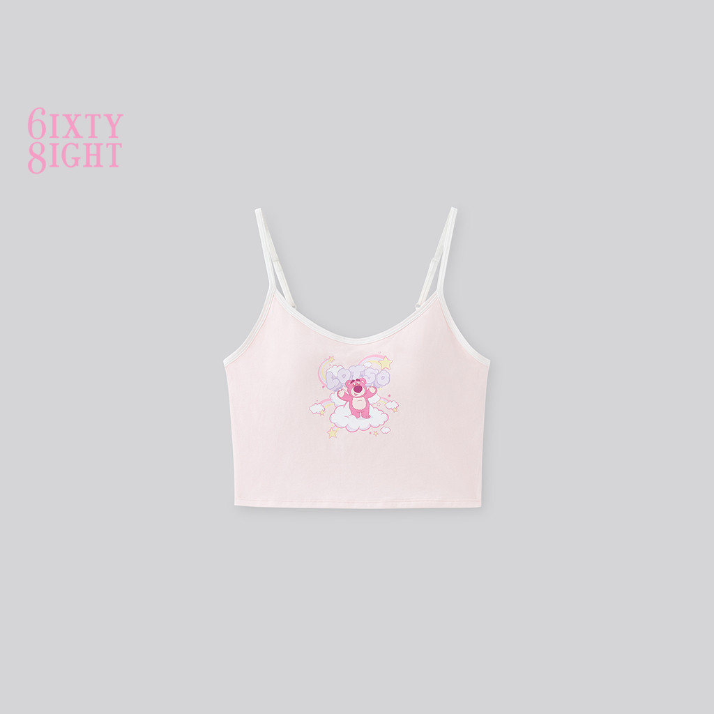 6IXTY8IGHT Disney Pixar Collection, Lotso Cotton Light Pad Bra Top ...