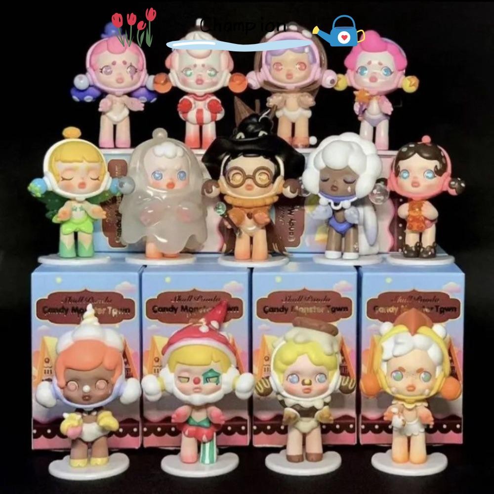 CHAMPIONO Box, SKULLPANDA Popmart Bubble Marte Random Box, Candy Mon ...