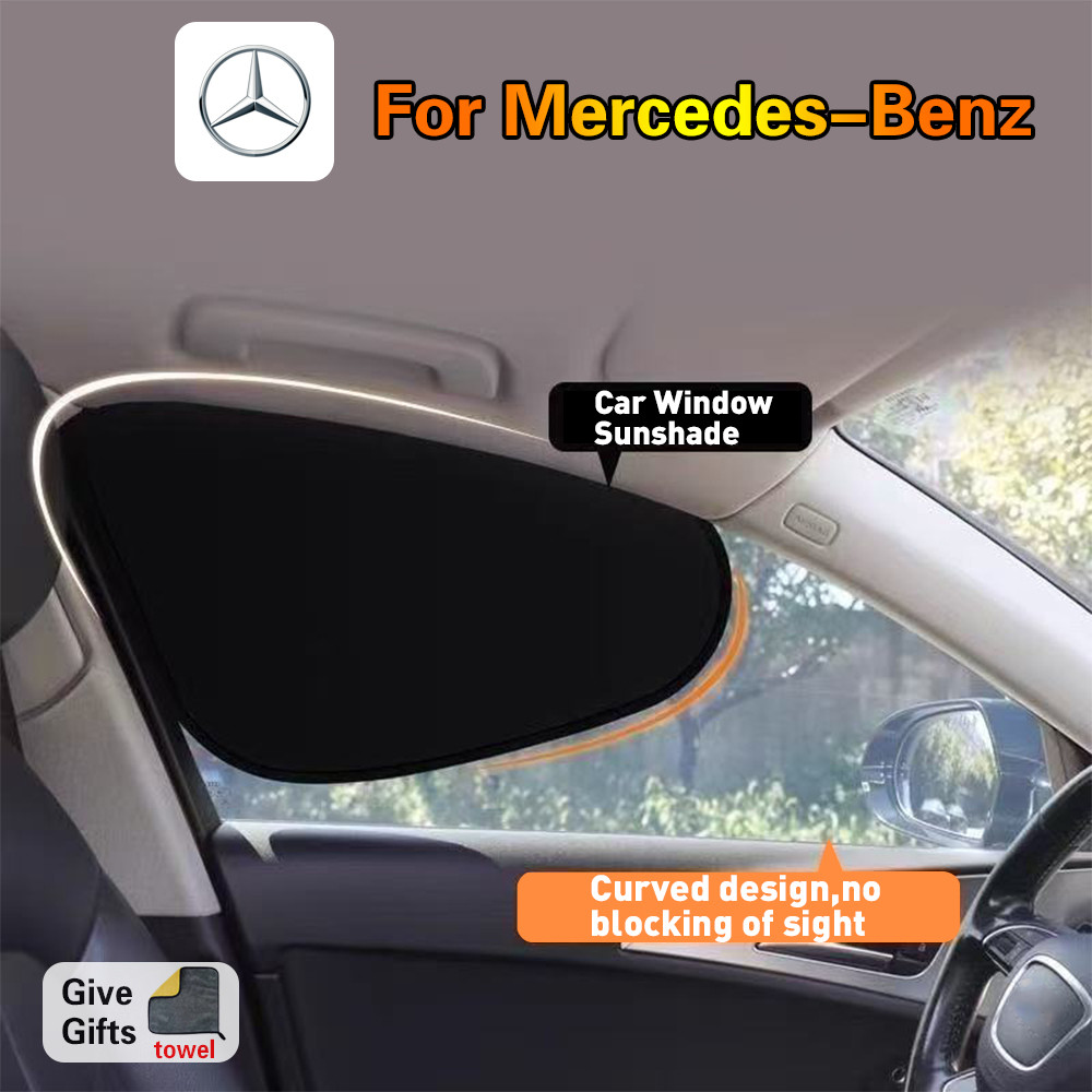 Car Side Window Sunshade For Mercedes-Benz A B C E S V-Class CLA CLE ...