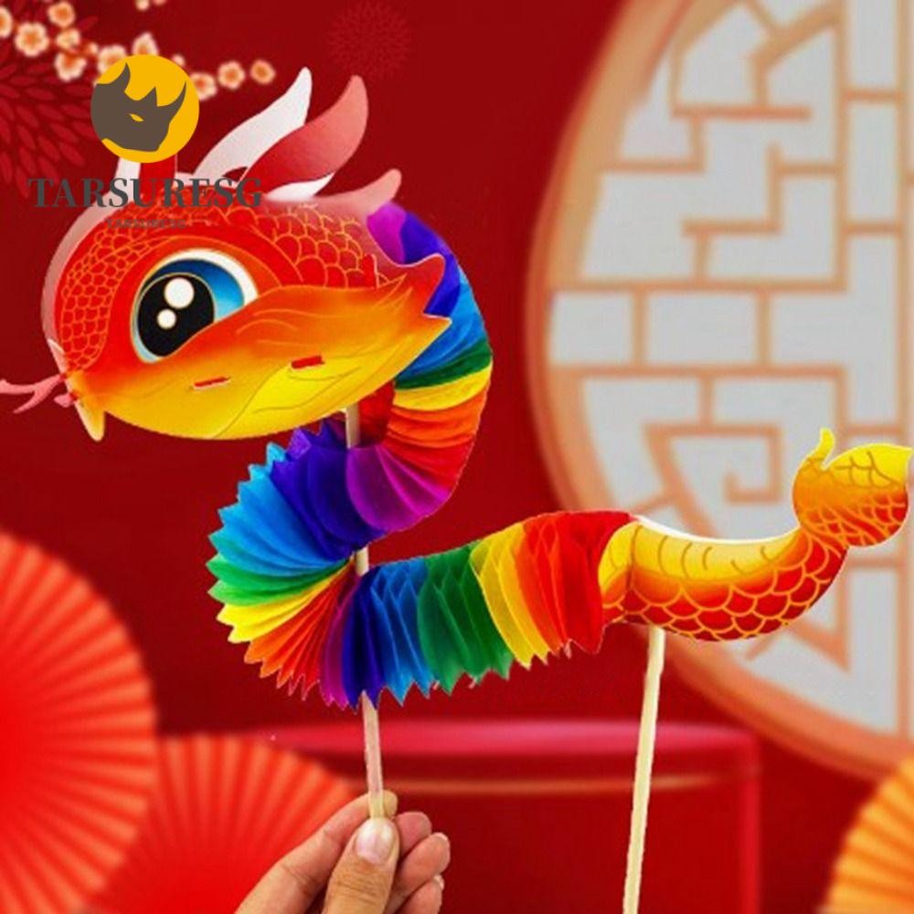 TARSURESG DIY Dragon Decor, DIY Paper Dragon/Snake Craft, Chinese Year ...