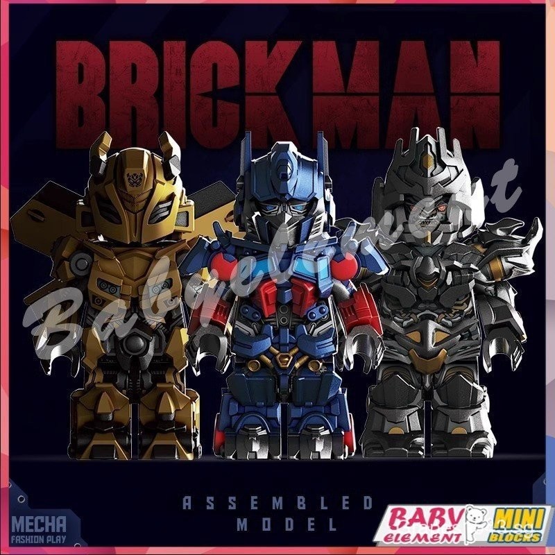 Transformers Optimus Prime Bumblebee Megatron Minifigures 3in1 Building ...