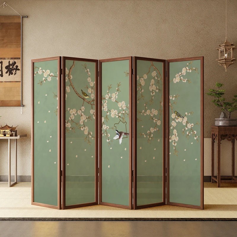 Solid Wood Rattan Divider/Bamboo Divider/Room Separator/Room Partition ...