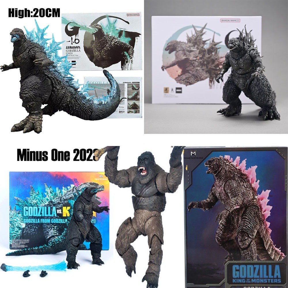 S.H.Monsterarts Minus One Godzilla 2023 Action Figure Neca Godzilla 2024 King Kong Movable Joint ...