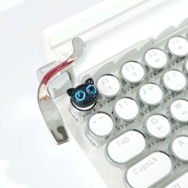 keycaps custom pbt keycaps sa keycap Handmade Cute Unique Little Black ...