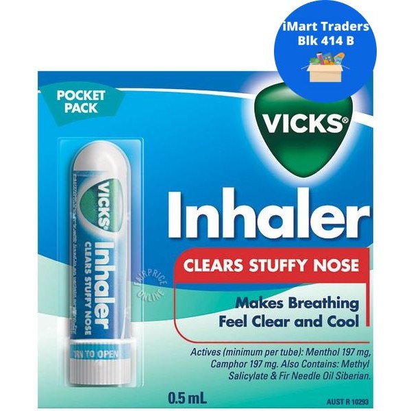 Vicks Inhaler Clears Stuffy Nose | Shopee Singapore