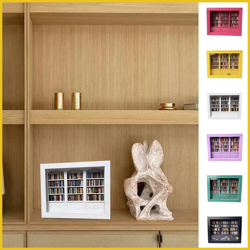 Tiny Bookshelf Model Handmade Pocket Shake Bookcase Small Bookcase ...