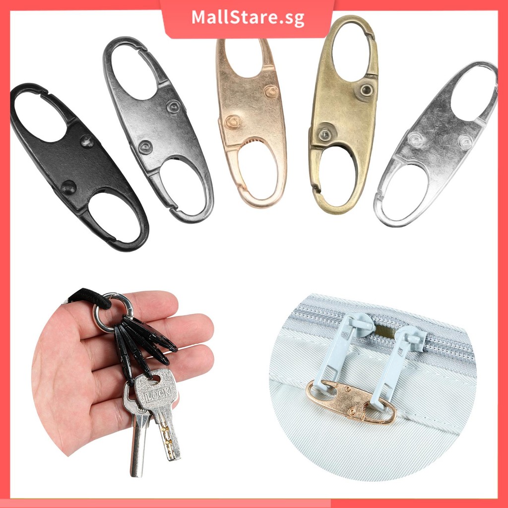 20Pcs Zipper Pulls Alloy Zipper Pull Replacement Double Opening Zipper ...