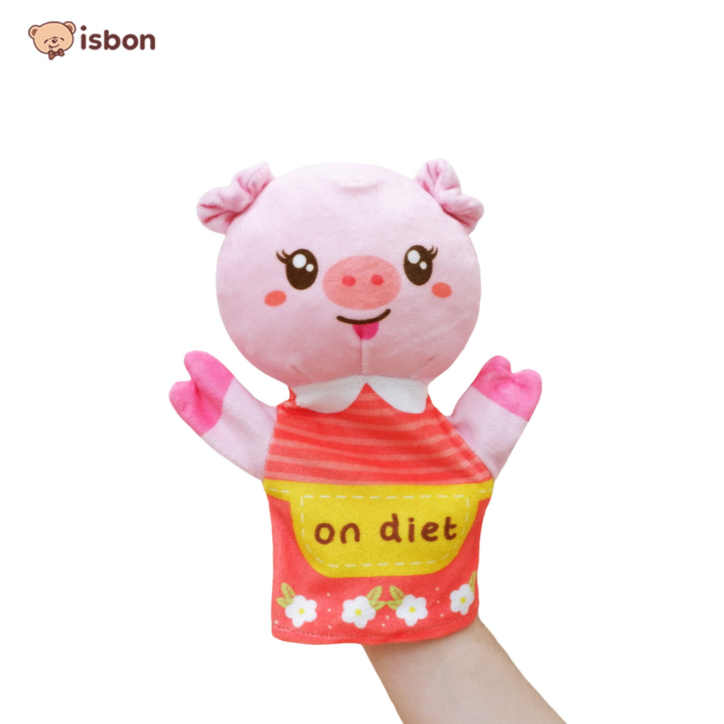 Hand Puppet Hand Puppet Educational Toy Pig Piggy Pig Character Cute ...