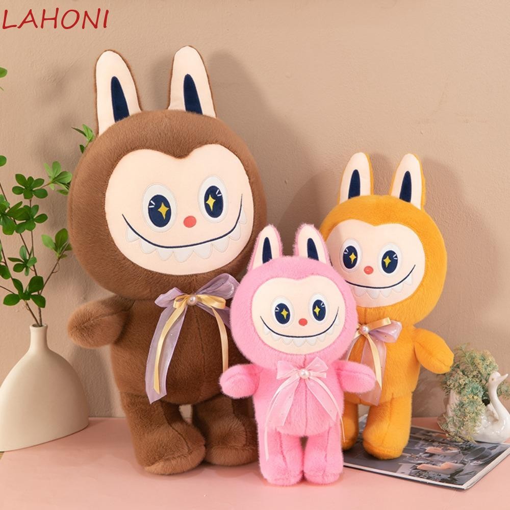 CURTES Labubu Plush Stuffed Doll, Big Eye Stuffed Labubu Time Plush Toy ...