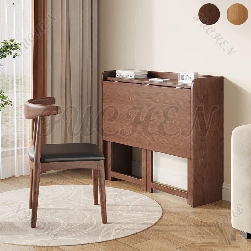 Study Table Wood Folding Household Minimalist Computer Study Table ...