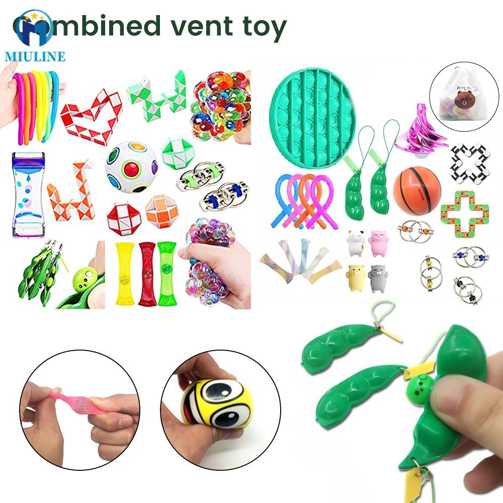Pop Push Sensory Toy Creative Autism Sensory Toy Funny Popping Stress ...