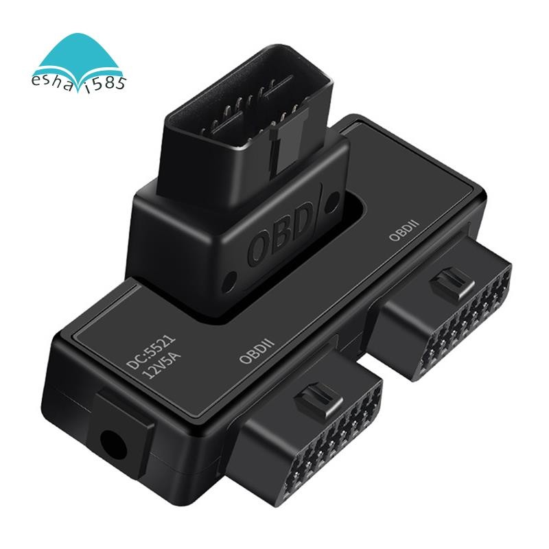 OBD2 One Divided Into Two Adaptor Wire 16 Pin 16 Core OBD Expansion ...