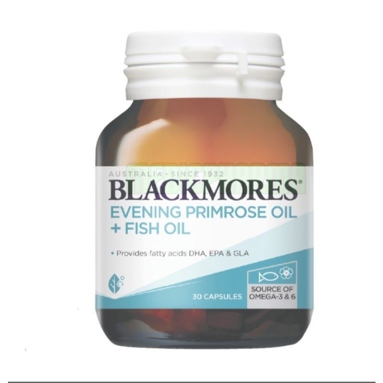 Blackmores Evening Primrose Oil + Fish Oil 30 Capsules | Shopee Singapore