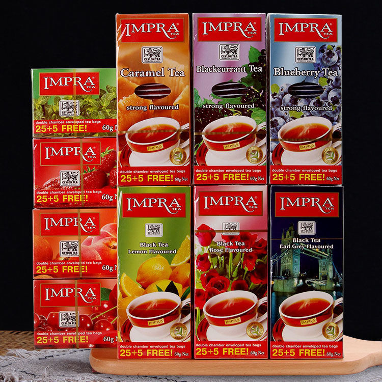 IMPRA England Sri Lanka Tea Bag Bagged Tea Fruit Flavor Ceylon Black ...
