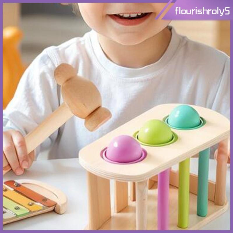 [Flourishroly5] Tap Bench with Slide Xylophone Wooden Ball and ...