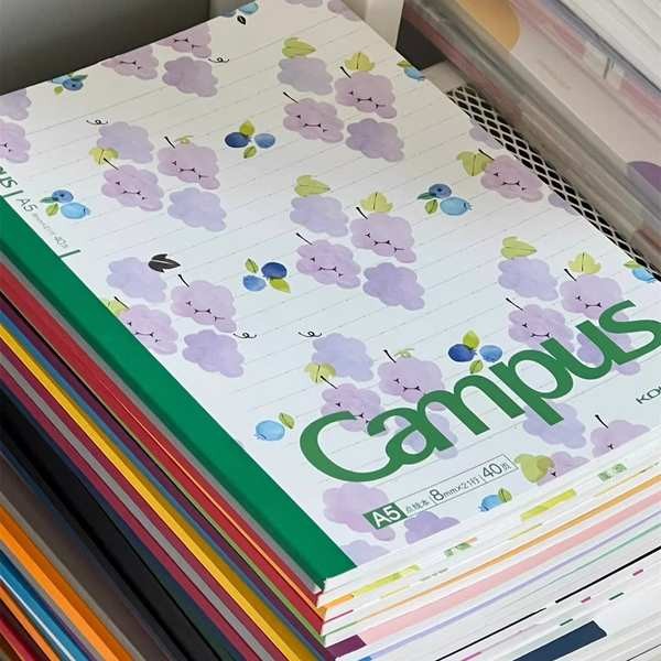 japanese stationery Japan KOKUYO Kokuyo Fruit Notebook Campus Limited Edition 8mm Dotted Line ...