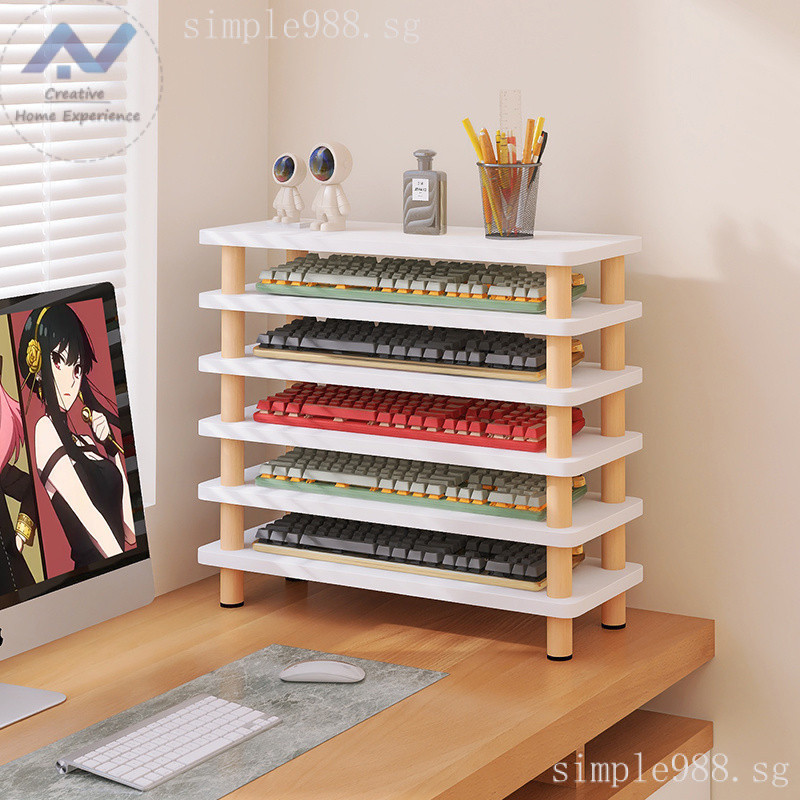 Desktop Keyboard Storage Rack Mechanical Keyboard Display Stand Multi ...