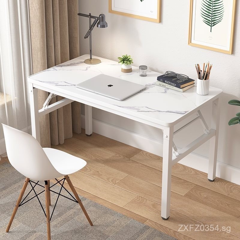 Simple Office Desk for Home Use, Narrow Desk for Small Spaces, Kitchen ...