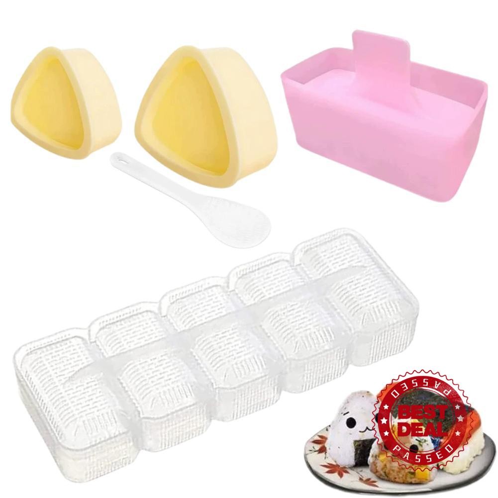 Rice Mould Musubi Molder Maker Rectangular Layer Mold Onigiri Meat Box ...