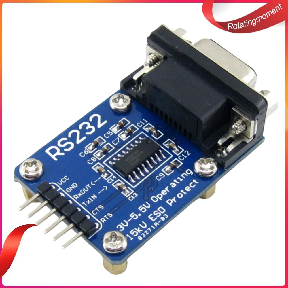 RotatingMoment Waveshare RS232 To TTL Module 3V-5.5V RS232 SP3232 Module SP3232 Chip RS232 To ...