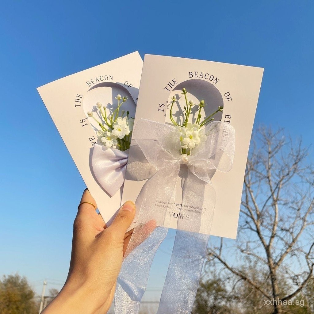 Wedding Handwritten Vow Card Wedding Ceremony Bride and Groom Vow Cards ...