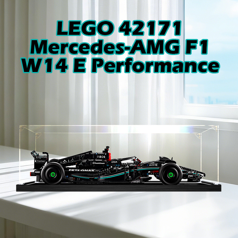 Lego Acrylic Display Box For lego 42171 Technic Mercedes-AMG F1 W14 E ...