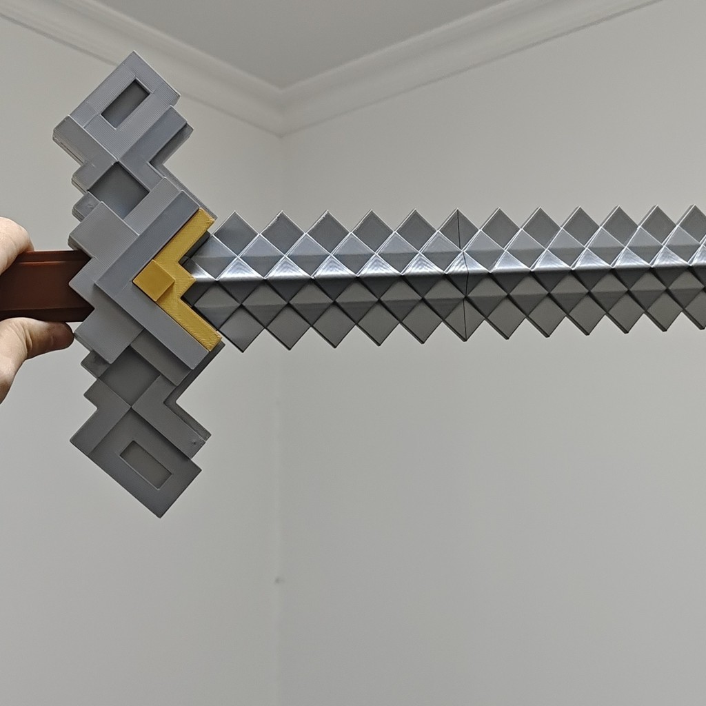 MC Minecraft Movie Merchandise Props Weapon Model Diamond Sword cosplay ...