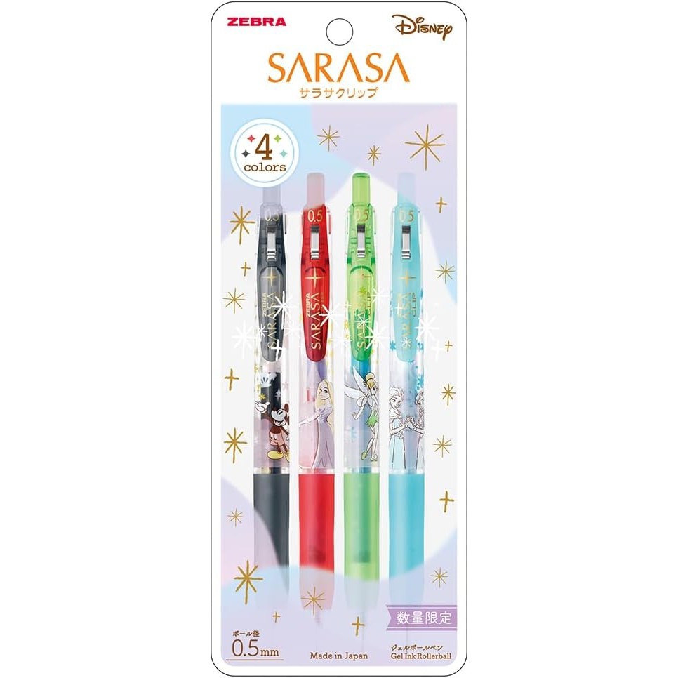 Zebra JJ29-DSF-4CA Gel Ballpoint Pen Sarasa Clip Disney Fantasy 0.5mm Limited Edition Disney ...