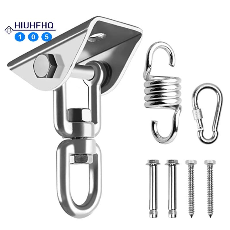 Hammock Chair Hanging Hardware Kit with Chain and Spring,Porch Swing ...