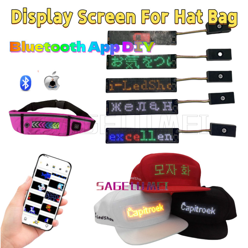 LED Display Decoration Mini Scrolling Messages Luminous Flexible Led ...