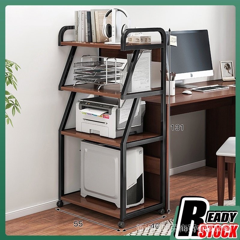 【In stock】Upgraded Metal Bookshelf / Desk Side Bookshelf / Office File ...