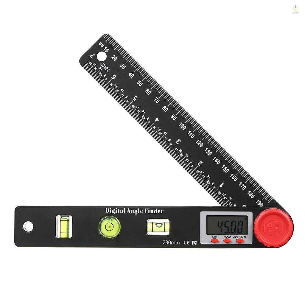 Digital Protractor Ruler Angle Finder, Protractor Ruler Level Tool ...