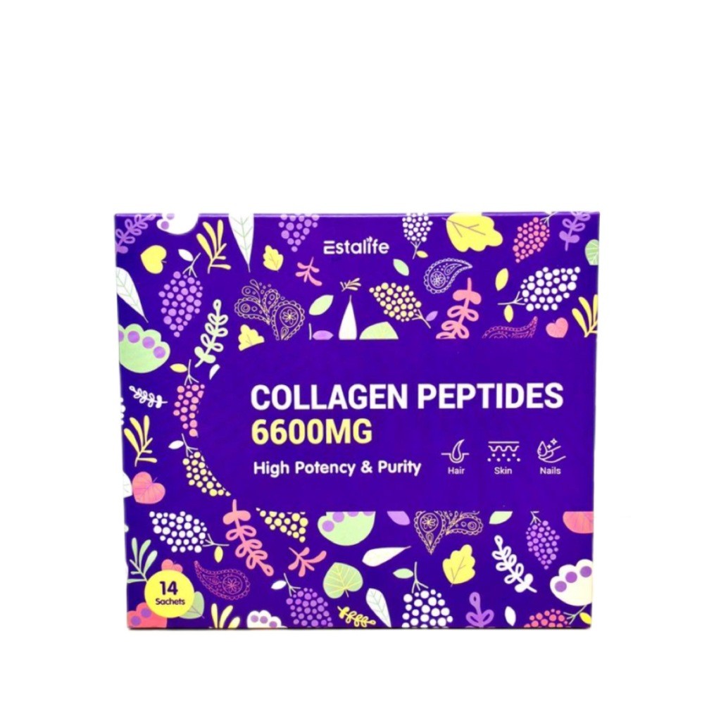 Estalife Collagen Peptides 6600MG | High Potency & Purity | 14 Sachets ...