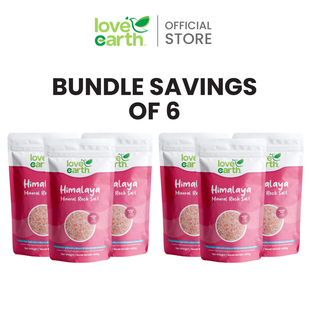 Himalaya Mineral Rock Salt 400g x 6 (Bundle Saving of 6) | Shopee Singapore